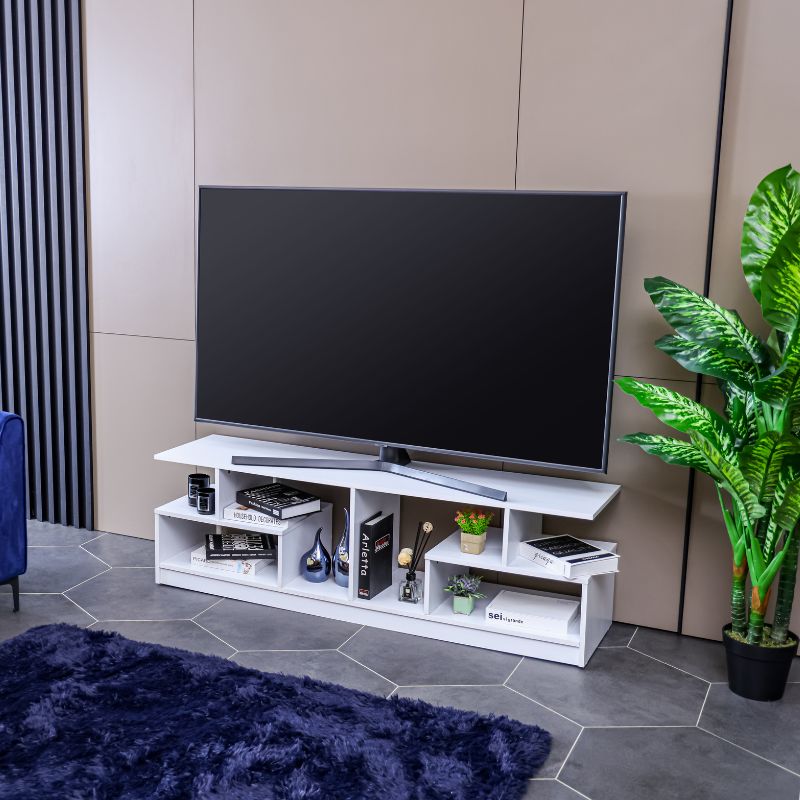 Alba 5ft TV Cabinet / TV Console - Bed Furniture Stores Near Me