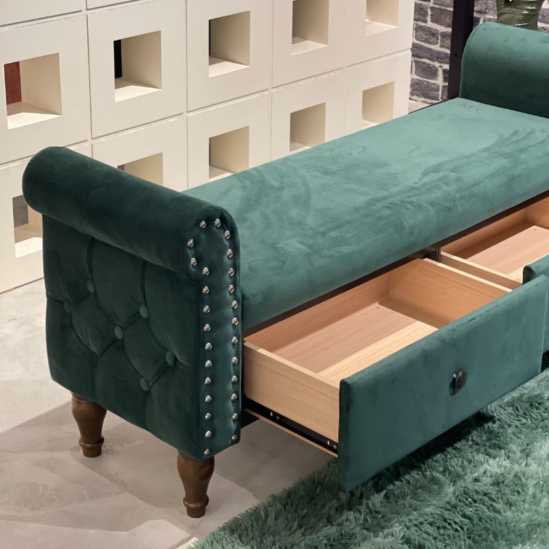 Elliott Chesterfield Long Sofa Bench - Furniture Bedroom Malaysia