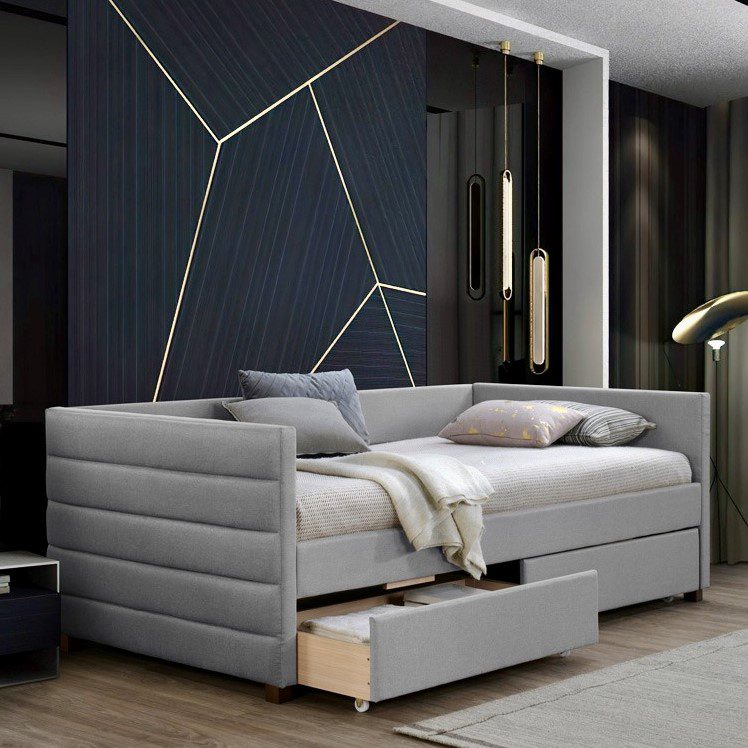 Rae Trundle Drawer Storage Single Bed Frame - Top Bed Malaysia