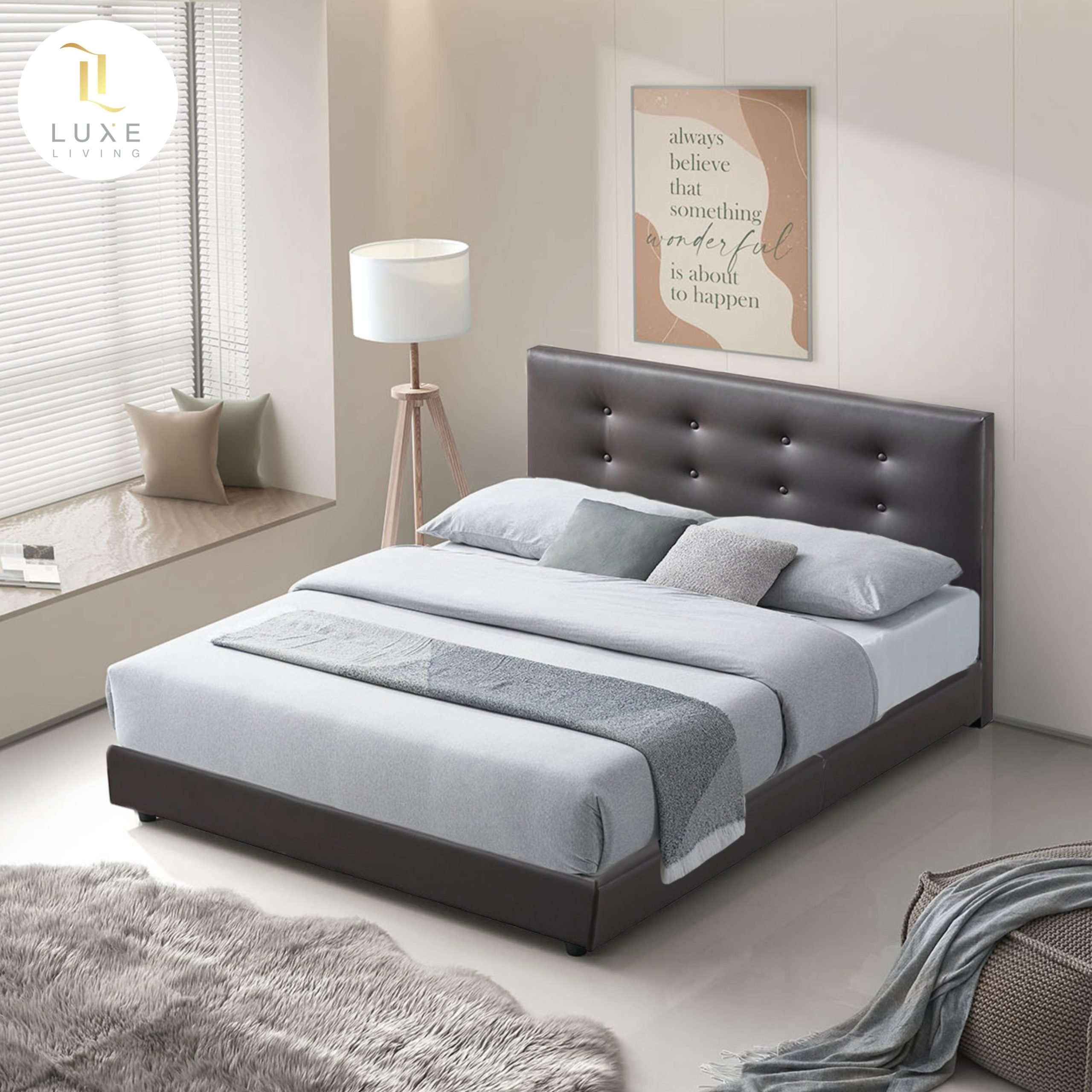 Eleanor Divan Queen Bed Frame - #1 Furniture Bedroom Malaysia