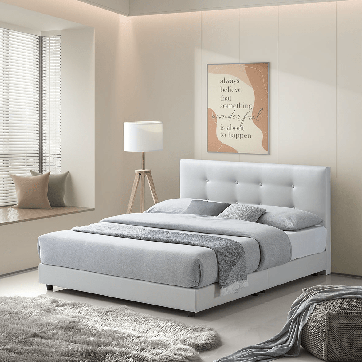 Eleanor Divan Queen Bed Frame - #1 Furniture Bedroom Malaysia