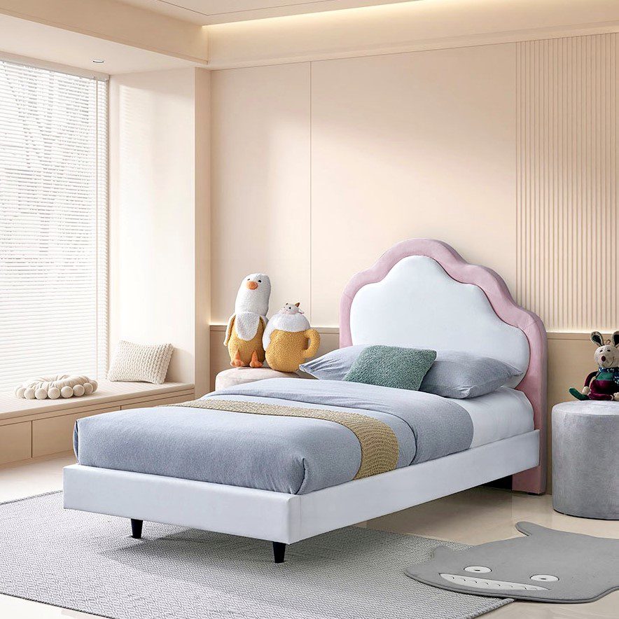 Louie Floating Platform Single Bed Frame - Bed Stores Near Me