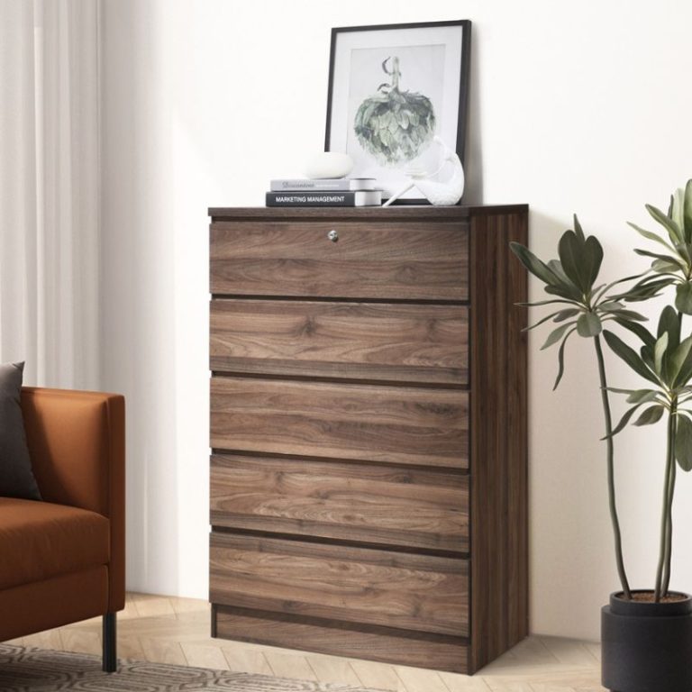 Joe 5 Layer Chest of Drawer with Lock - Top Bed Stores Near Me