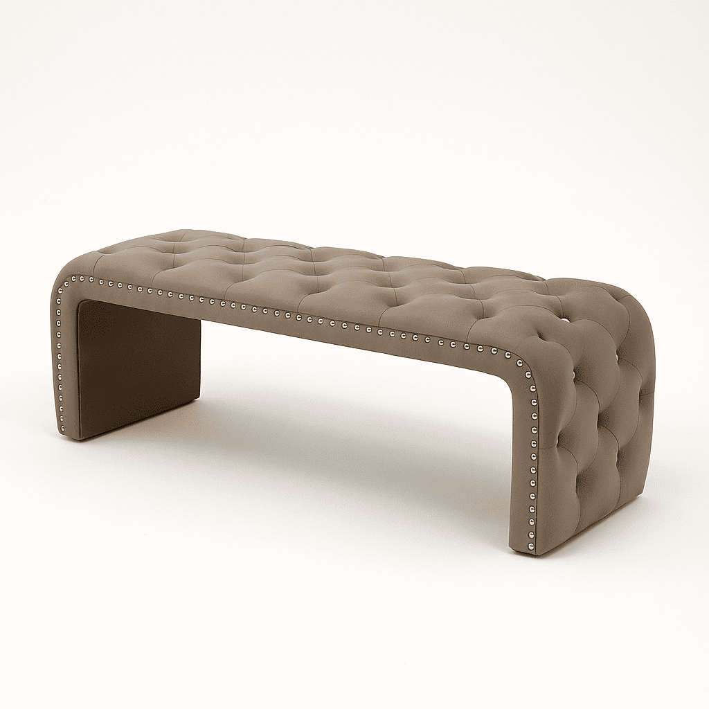 Estella Chesterfield 4ft Bench Chair - Bedroom Furniture Malaysia